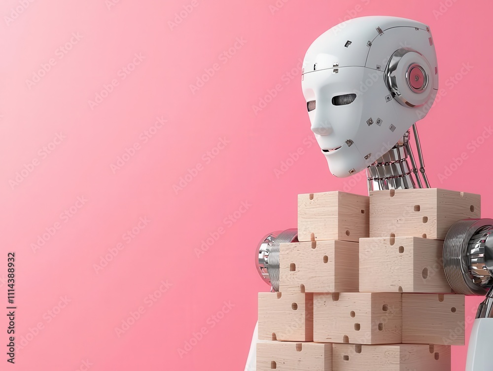 AI robot monitoring suspicious transactions in a digital ledger, fraud ...