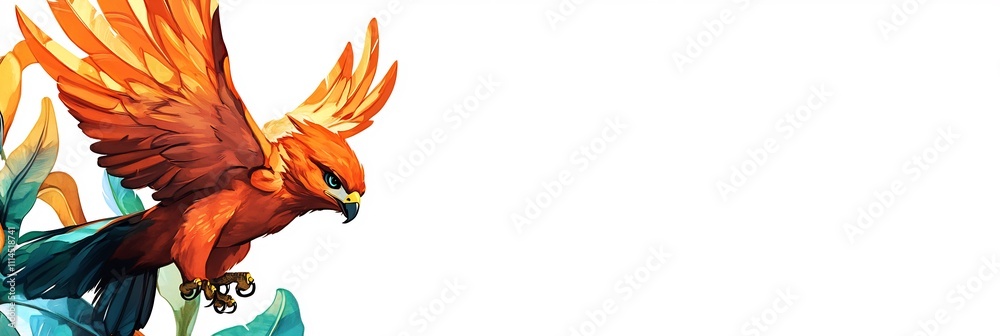 A sharp-eyed hawk mid-dive, its wings tucked in as it speeds through ...