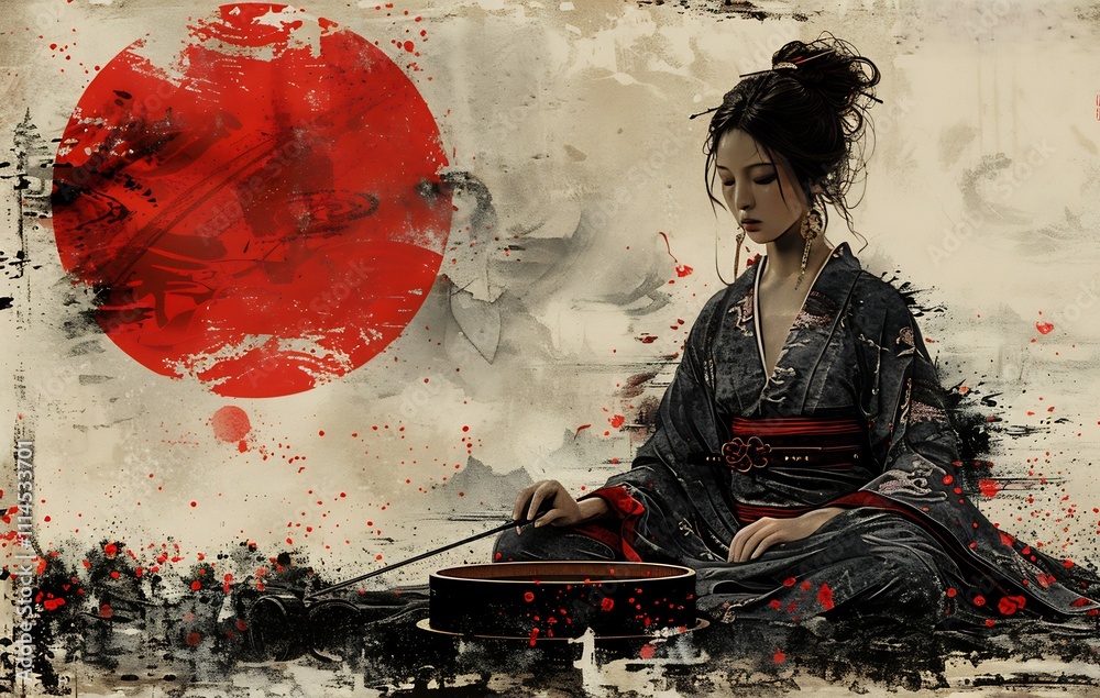 Diagram of Japanese pentatonic scale Insen visual examples and its use ...