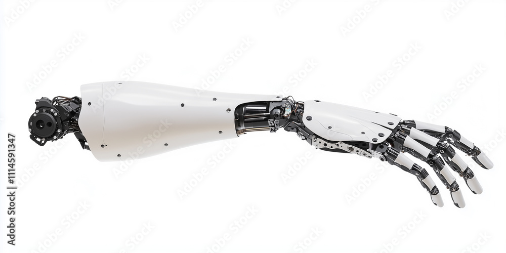 highly detailed prosthetic arm showcasing anatomical accuracy and ...
