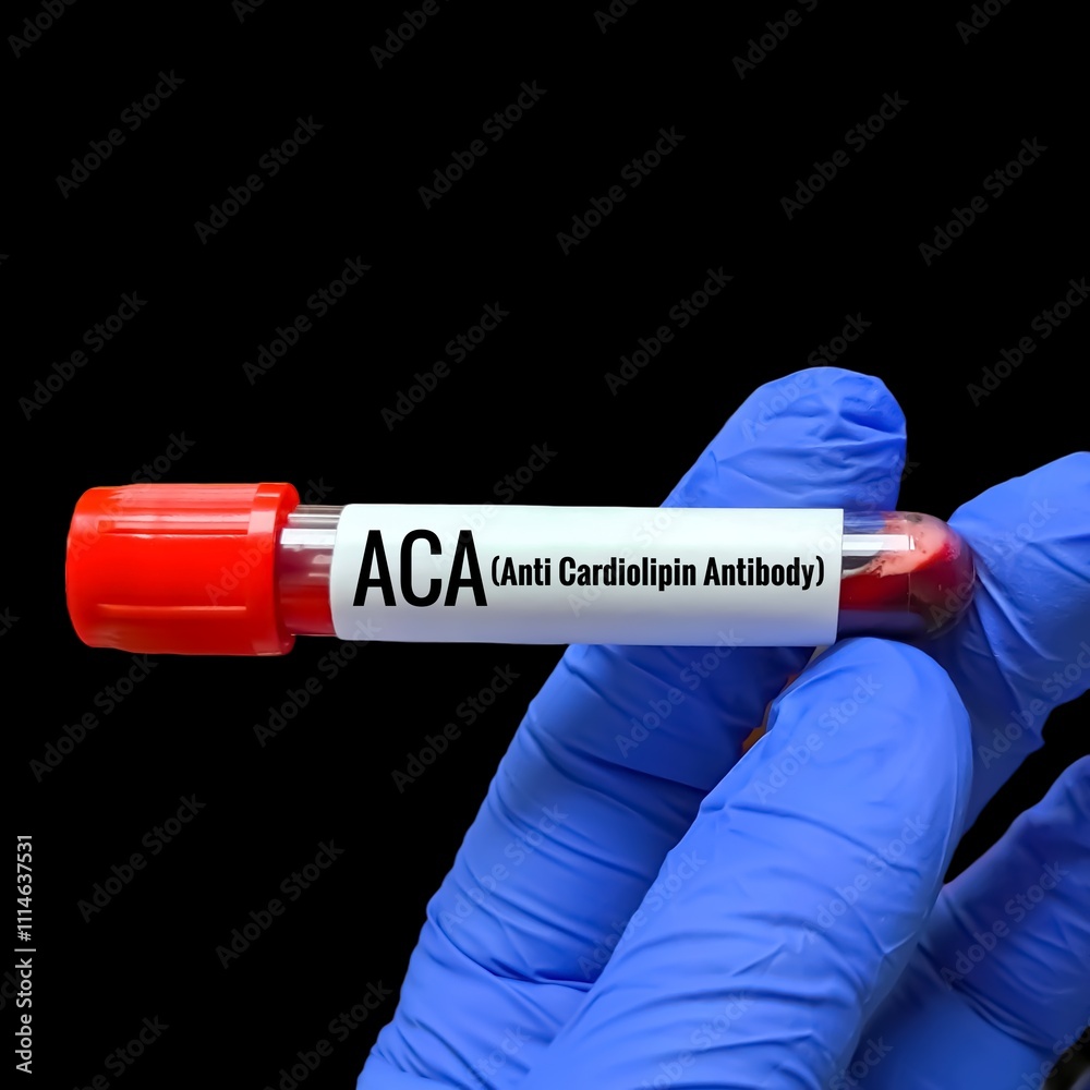 Blood sample tube for Anti Cardiolipin antibody test, antiphospholipid ...