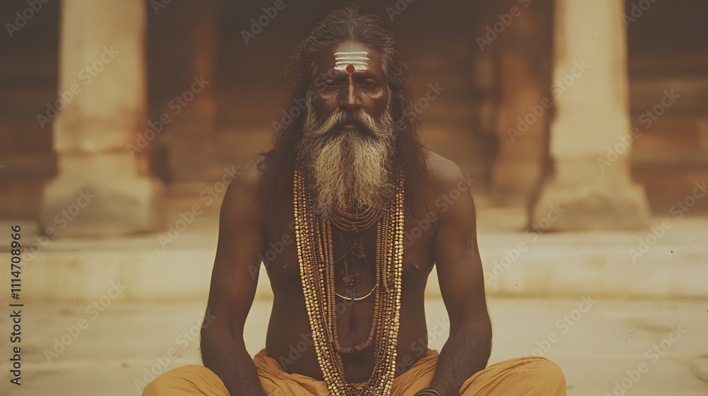 Aghori at Varanasi Ghat, India - Spiritual and Intense Moment of a ...