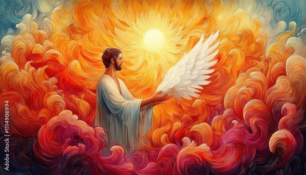 Baptism of Fire Jesus Christ Holy Spirit John the Baptist Spiritual ...