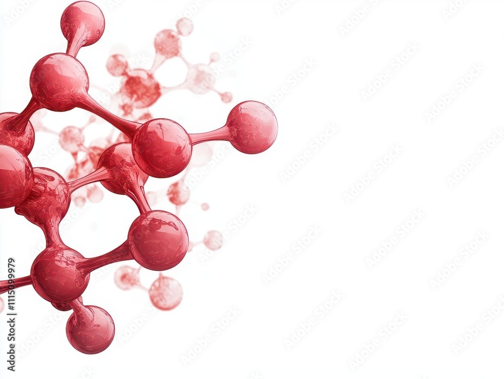 Artistic depiction of a chemical reaction chain, energy flowing through ...