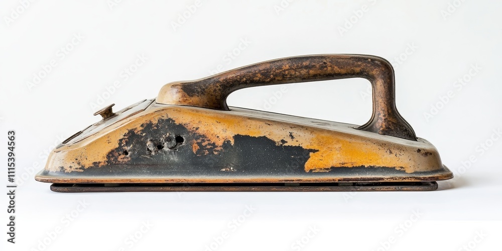 Vintage iron design showcased against a white background, highlighting ...