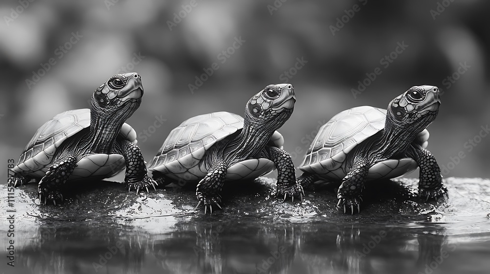 Artistic turtles pencil sketch wallpaper detailed designs for nature ...