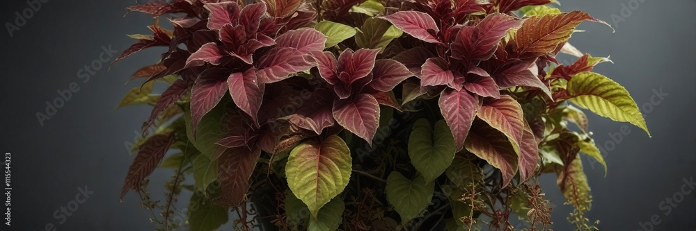 Coleus blumei solenostemon kong empire plant with aerial roots, coleus ...