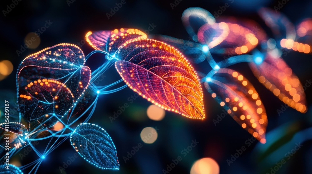 natural transpiration stomata process visualized as microscopic pores ...