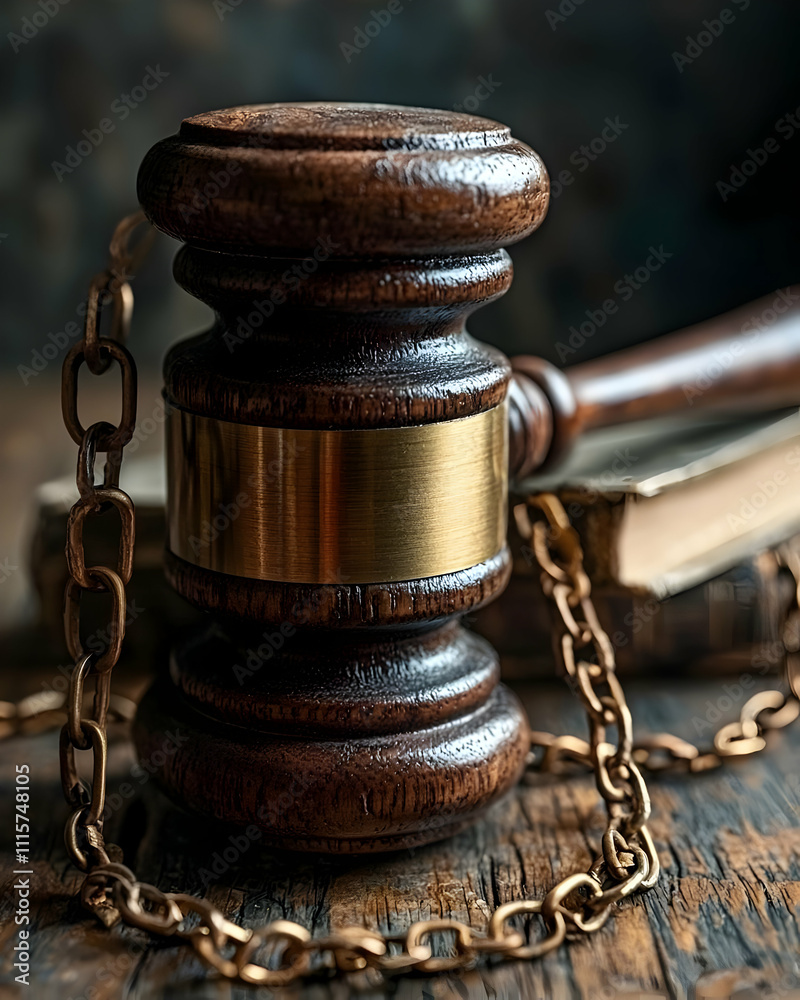 Justice Gavel, Wooden, Chain, Law, Legal, Court, Judge, Symbol, Auction ...