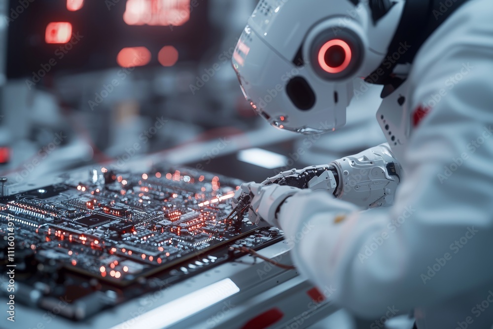 Autonomous robotic arm assembly lines for high-tech electric vehicles ...