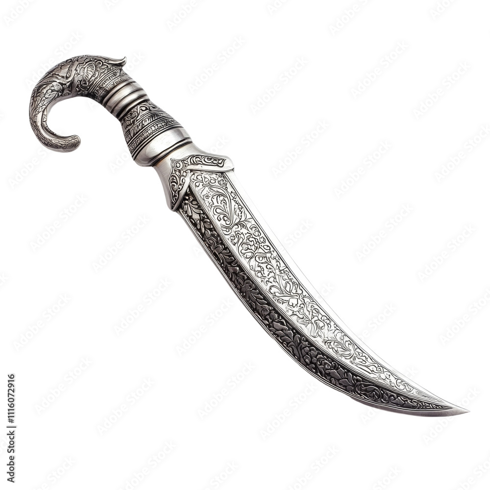 silver kirpan singh jayanti traditional relic isolated transparent ...
