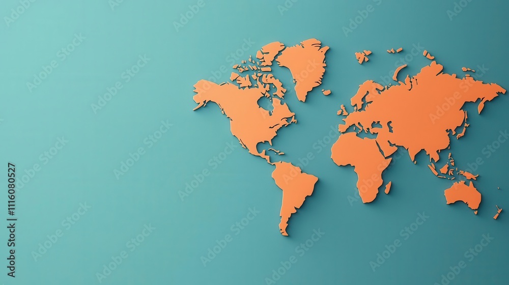 World map with countryspecific CPI and inflation data, symbolizing ...