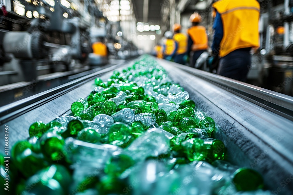 Industry Plant for sorting and processing plastic and paper waste ...