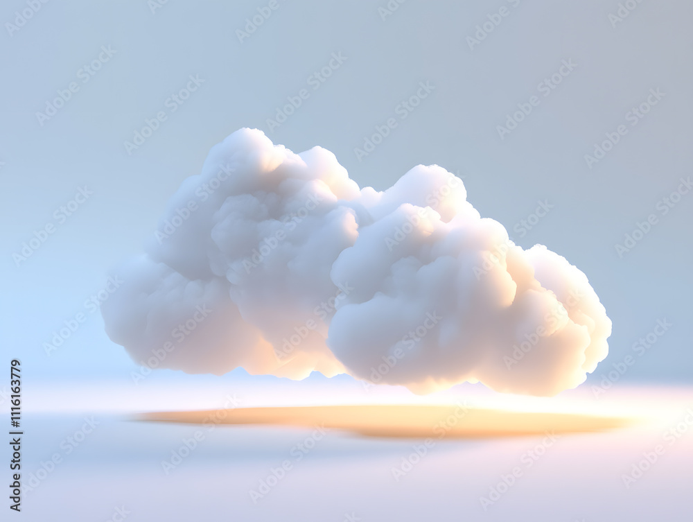 Dynamic cloud formation sky digital art light background aerial view ...