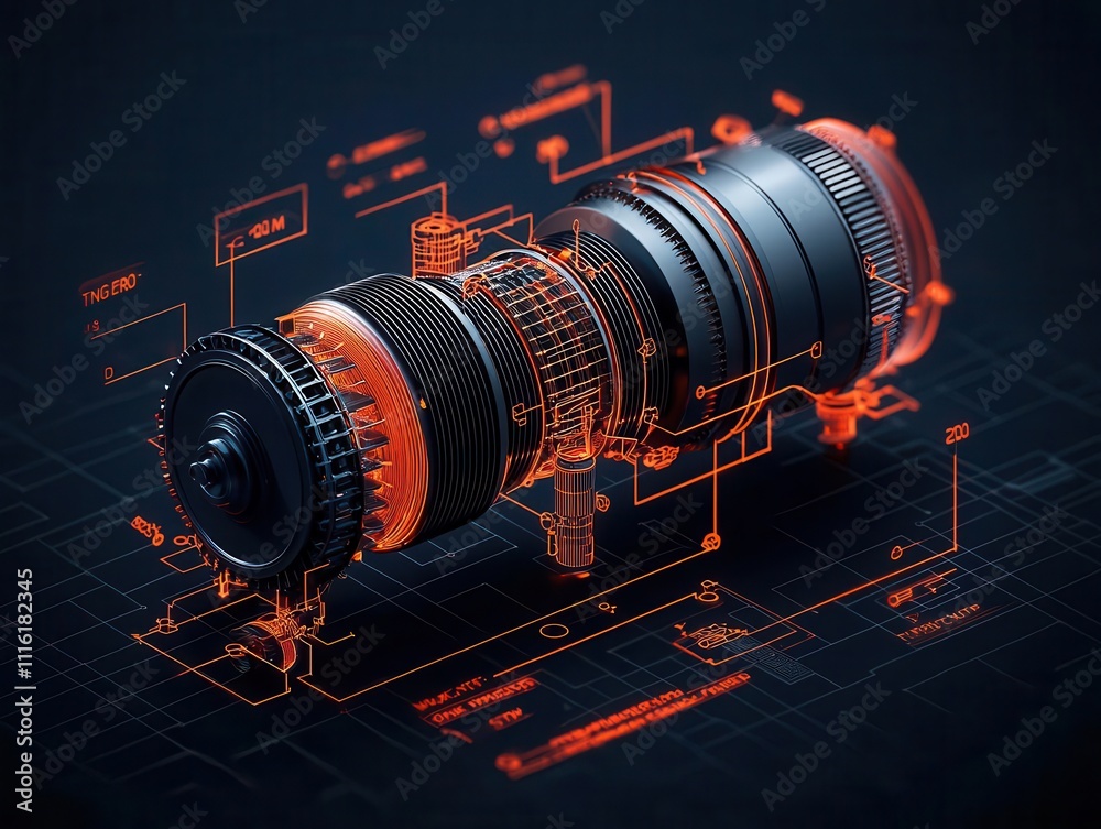 Schematic of a heat engine cycle, energy flow and efficiency ...