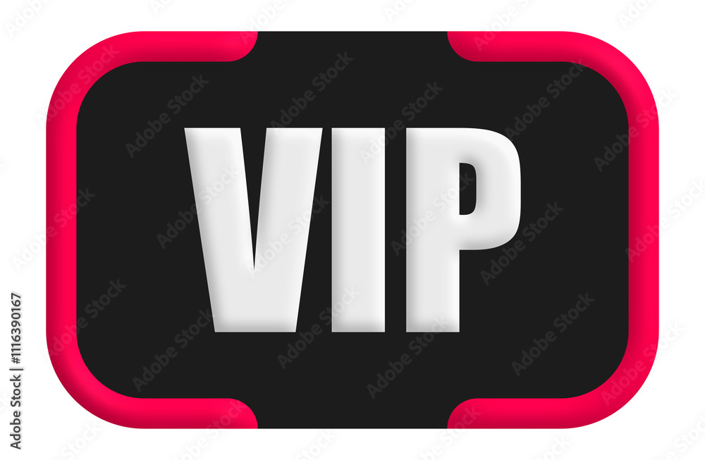 VIP Stamp Seal, Black Background VIP Word Rubber Stamp Banner Design ...