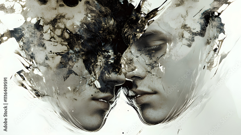 Artistic Interpretation of the Internal Struggles Faced by Individuals ...
