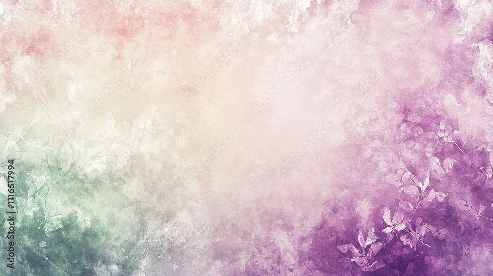 A calming, pastel-toned background soft gradients of lavender, blush ...
