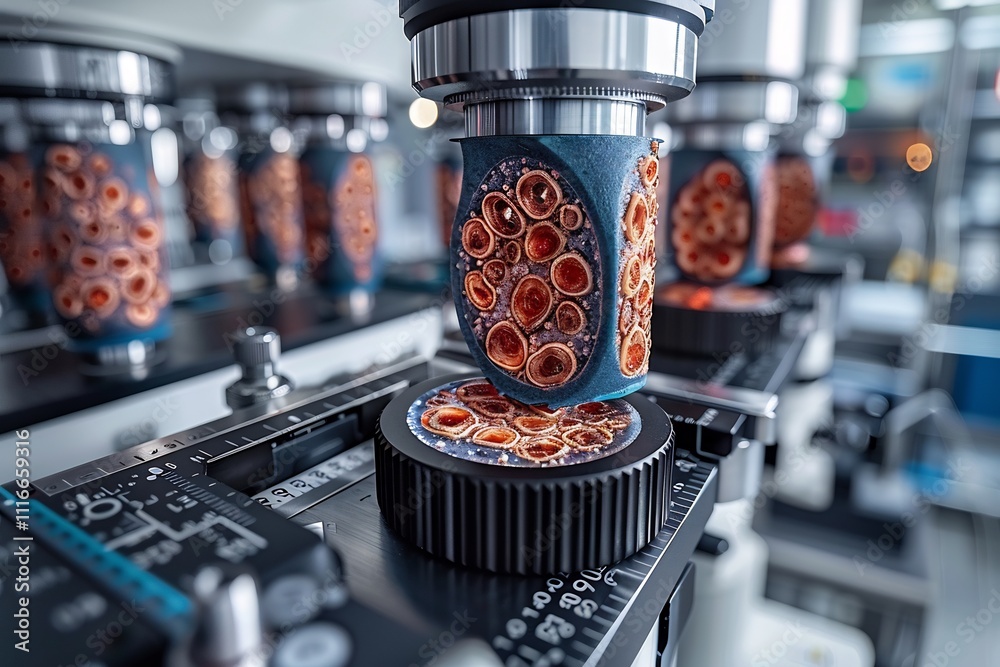 3d pathological analysis visualization illustrating how tissue samples ...