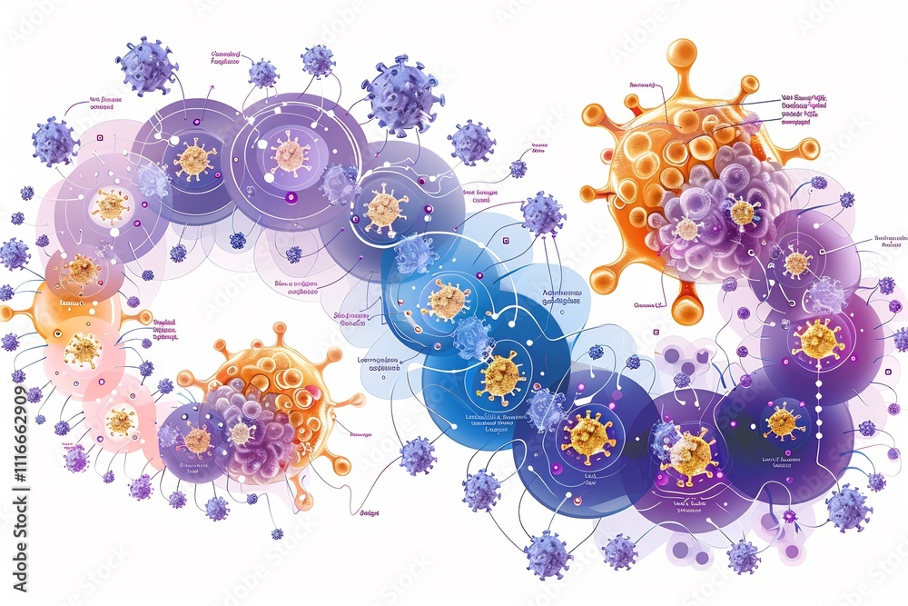 Ilustración de Stock Asthma dynamic breathing flowchart showing how ...