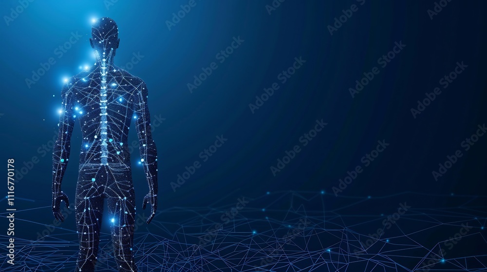 Polymyalgia rheumatica low poly musculoskeletal system visualizing how ...