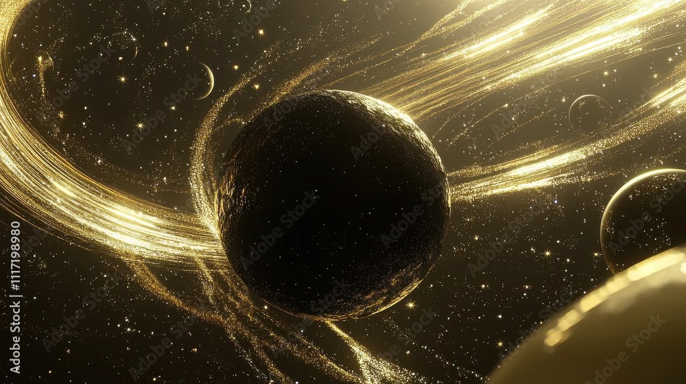 Dynamic exploration of a floating black hole in the cosmic abyss a ...