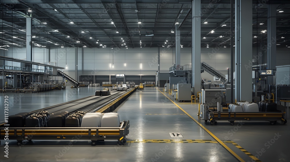 Modern Airport Baggage Handling Facility: An Inside Look at Advanced ...