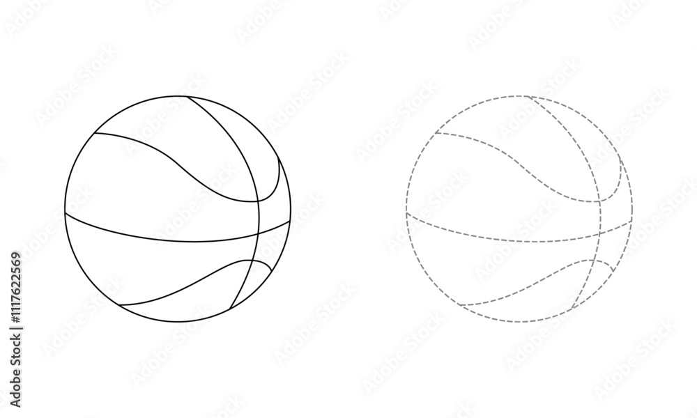 Tracing lines for toddlers. Handwriting practice sheet. Educational ...