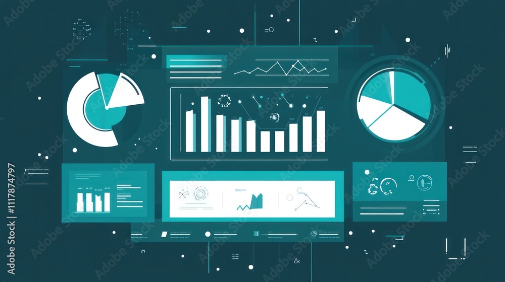 Here's a description and keywords for your image.. Data visualization ...