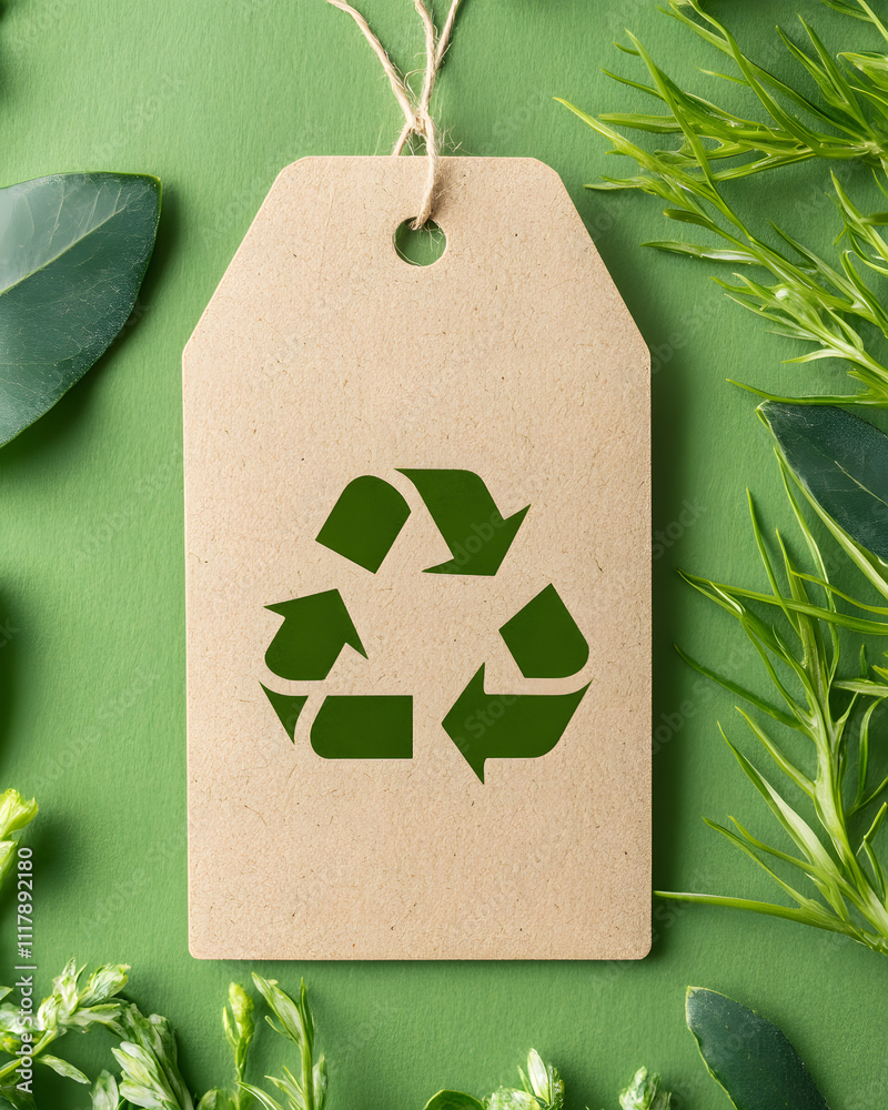 Various recycling and waste disposal activities and green space, loving ...