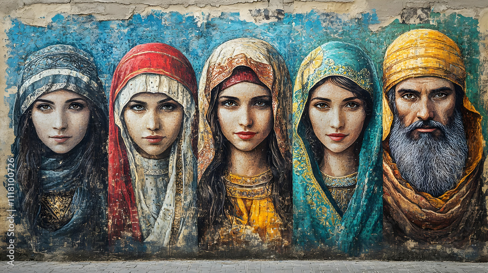 Collaborative Interfaith Mural concept as Artists from different ...