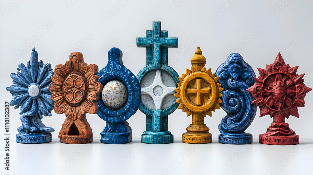 Soft Abstract Unity Symbols concept as Soft abstract digital art ...