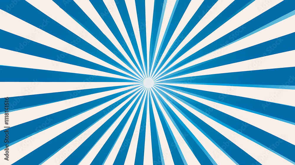 Abstract blue sunburst radial lines, vector, graphic design, background ...