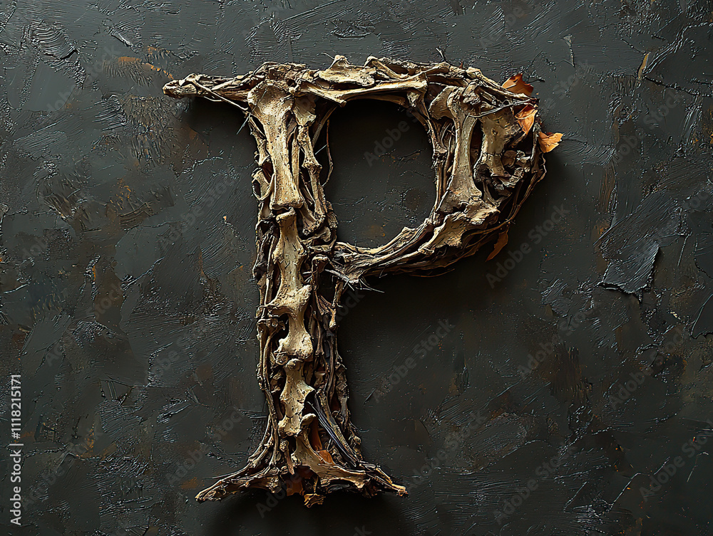 alphabet, bones, letters, skeleton, spooky, eerie, creepy, horror ...