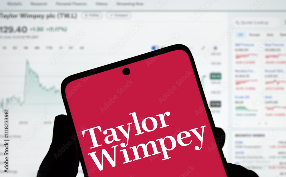 Dhaka, Bangladesh- 5 Dec 2024: Taylor Wimpey logo is displayed on ...