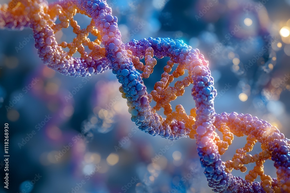 Exploring dna structure under a microscope scientific insights into genetic composition lab ...