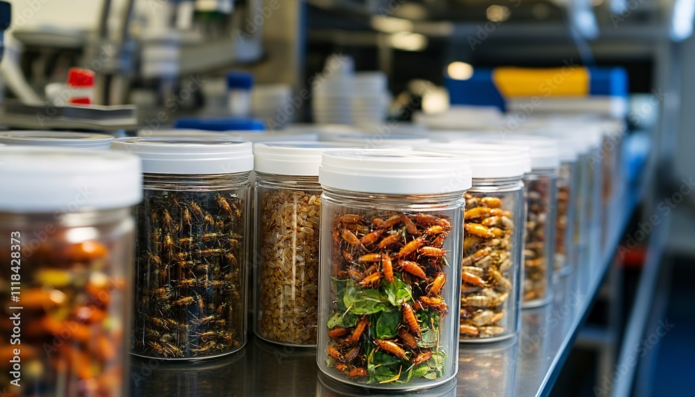 Innovative display of edible insects and bugs as sustainable protein ...