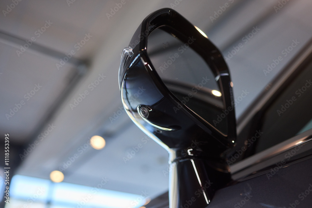 Introducing the modern car side mirror with integrated tech for ...