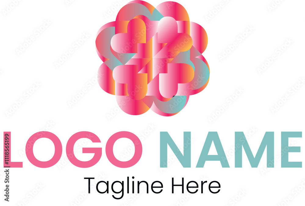 Logo Modern AI Logo Design with Futuristic Icon for Technology and ...