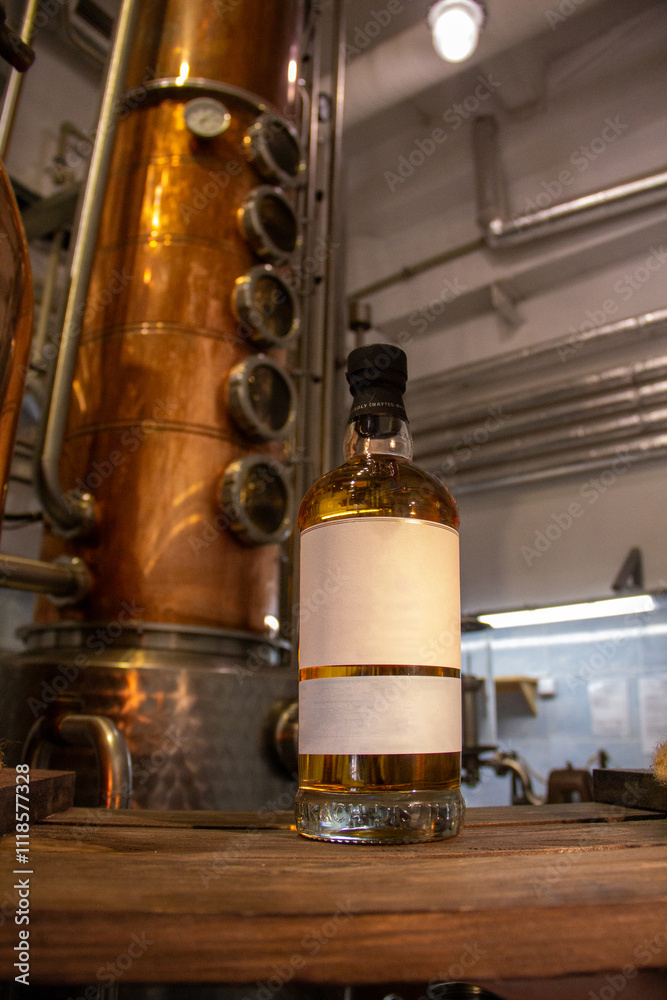 Distillate production process in copper distillation unit. Cpper vacuum ...