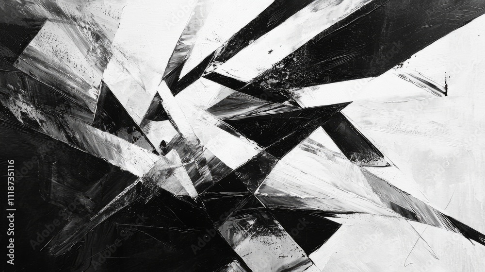 Abstract art depicting the feeling of stiffness and restricted movement ...