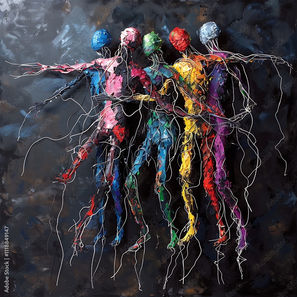 Five Figures in Chaotic Harmony Merging into a Singular Entity ...
