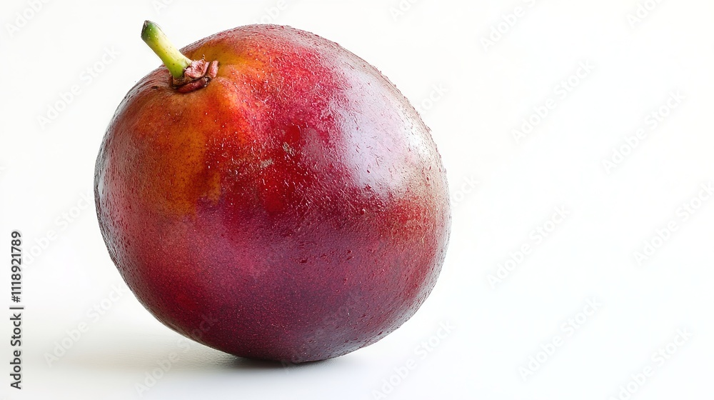Fresh Samoan Tropical Fruits on White Background: Exotic Island Produce ...