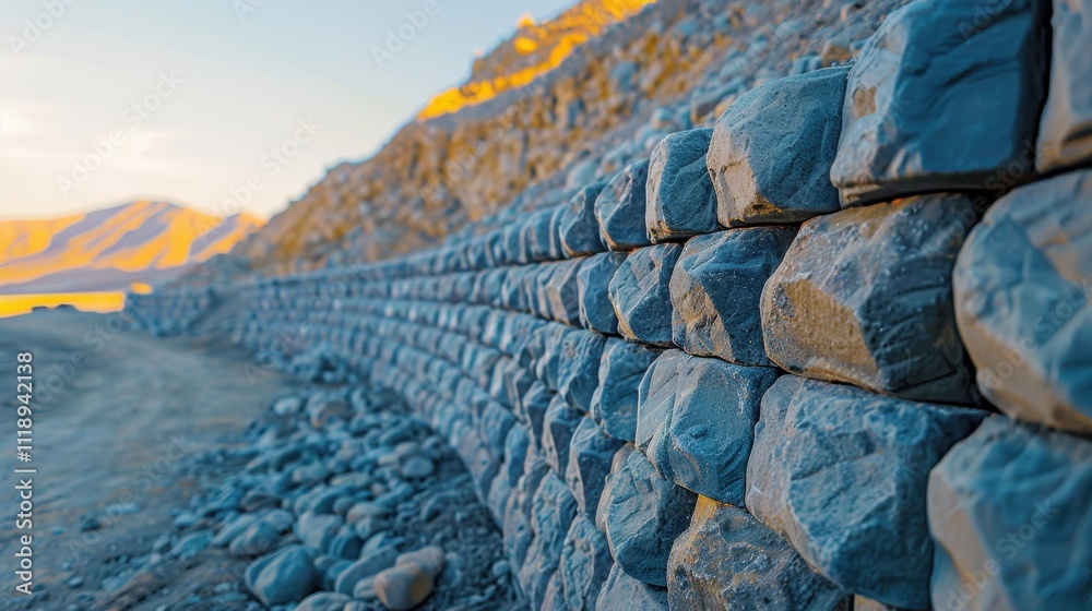 Retaining Wall: Engineered walls built to hold back soil, often ...