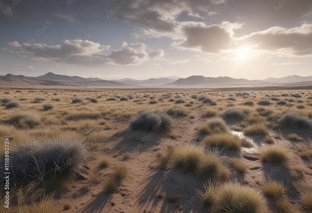 Gentle grays sweep across the Great Plains, casting a serene mood ...