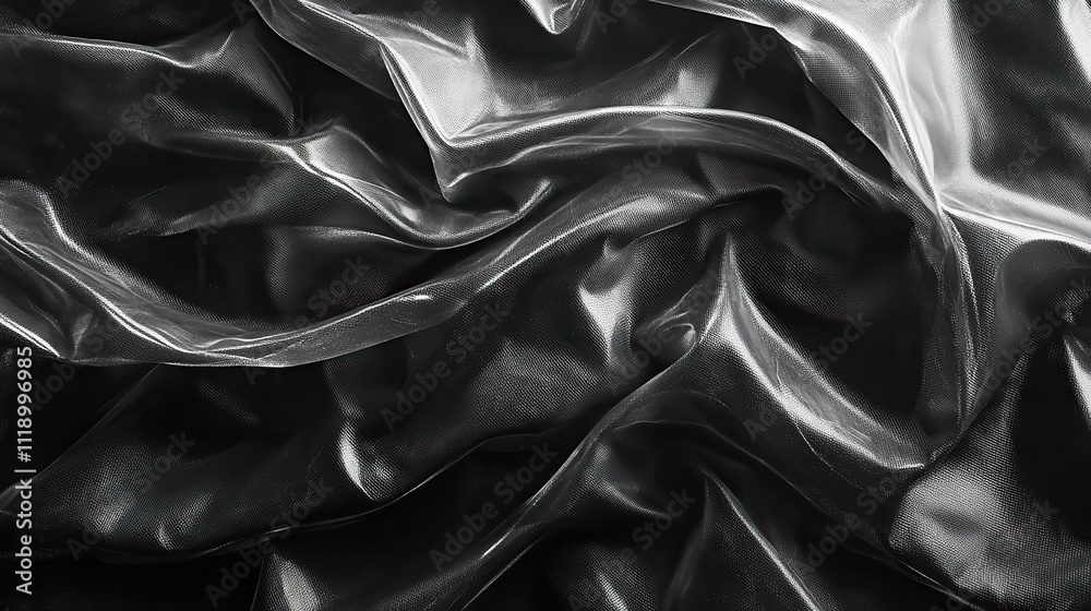 High-resolution texture of transparent plastic wrap for use in design ...