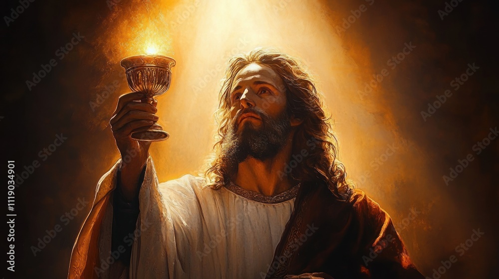 Eucharist and Holy Communion Ritual Jesus Christ Last Supper Sacrament ...