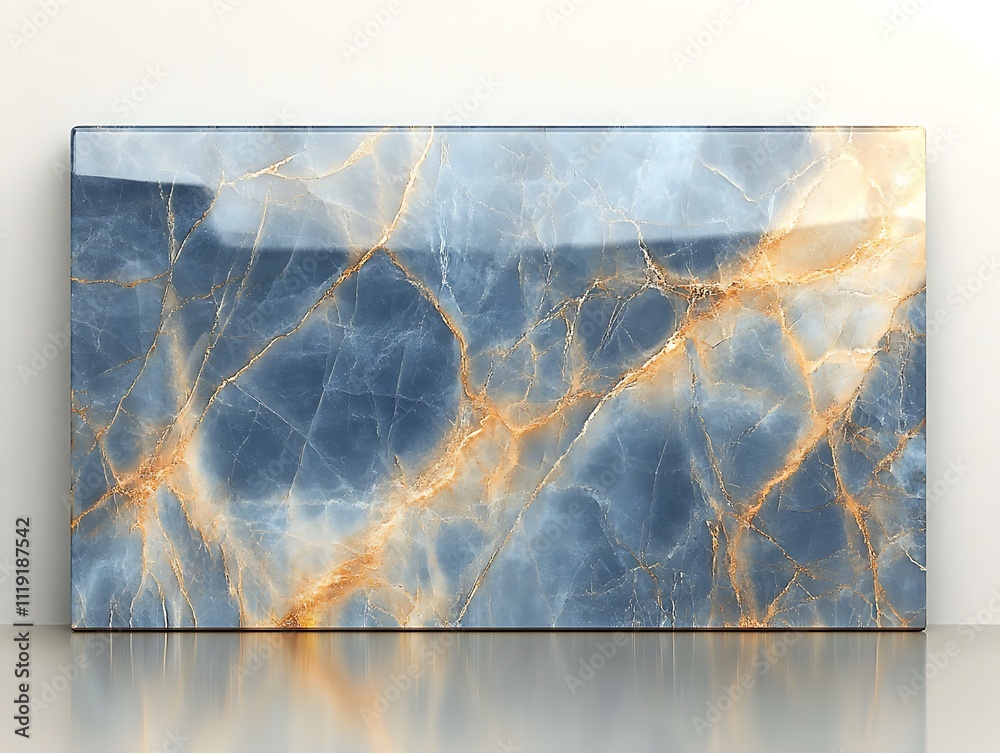 Blue onyx marble texture with golden veins, high-resolution image for ...