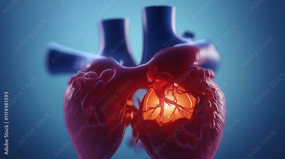Ilustración de Stock Assessing heart valve damage understanding risks ...