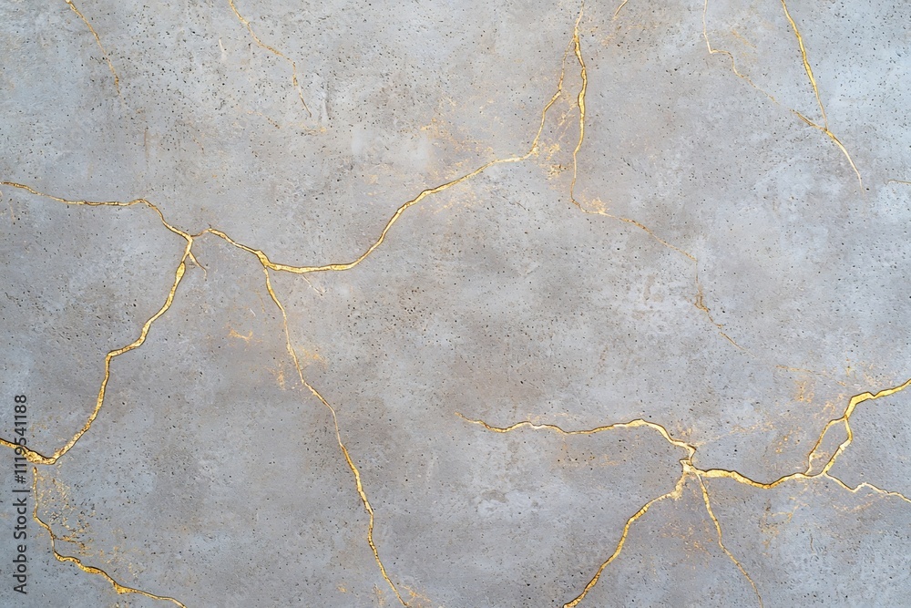 Ultra Detailed Concrete Texture with Elegant Gold Veins Modern ...